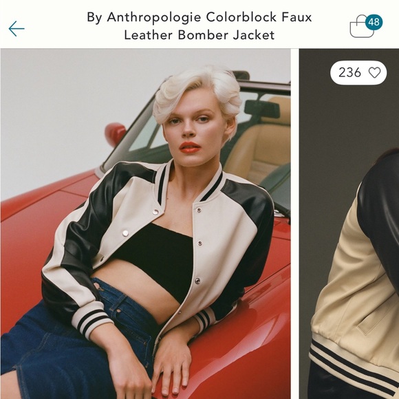 Anthropologie | Jackets & Coats | Anthropologie Ivory And Black Varsity ...